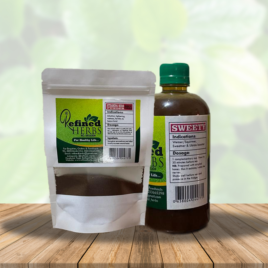 Sweetener Liquid Package (female) – Refined Herbs